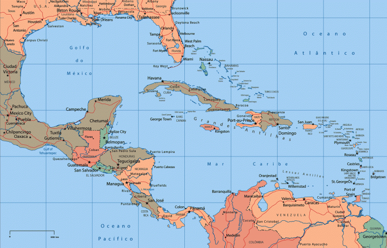 El mar caribe — Revista - Corales Y Marinos